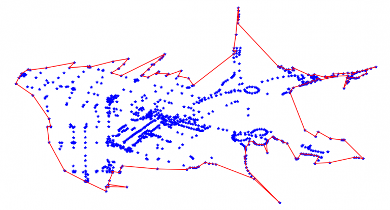 concaveman-cpp a very fast 2D concave hull maybe even faster with C++ ...